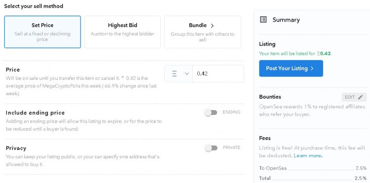 OpenSea Review: How to Buy & Sell on OpenSea | OpenSea Fees