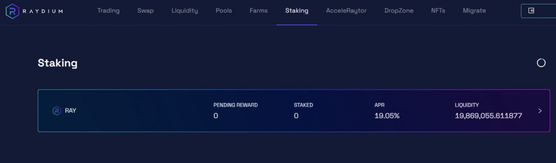 Raydium Tutorial: How to Use Raydium? Staking & Farming - Dappgrid