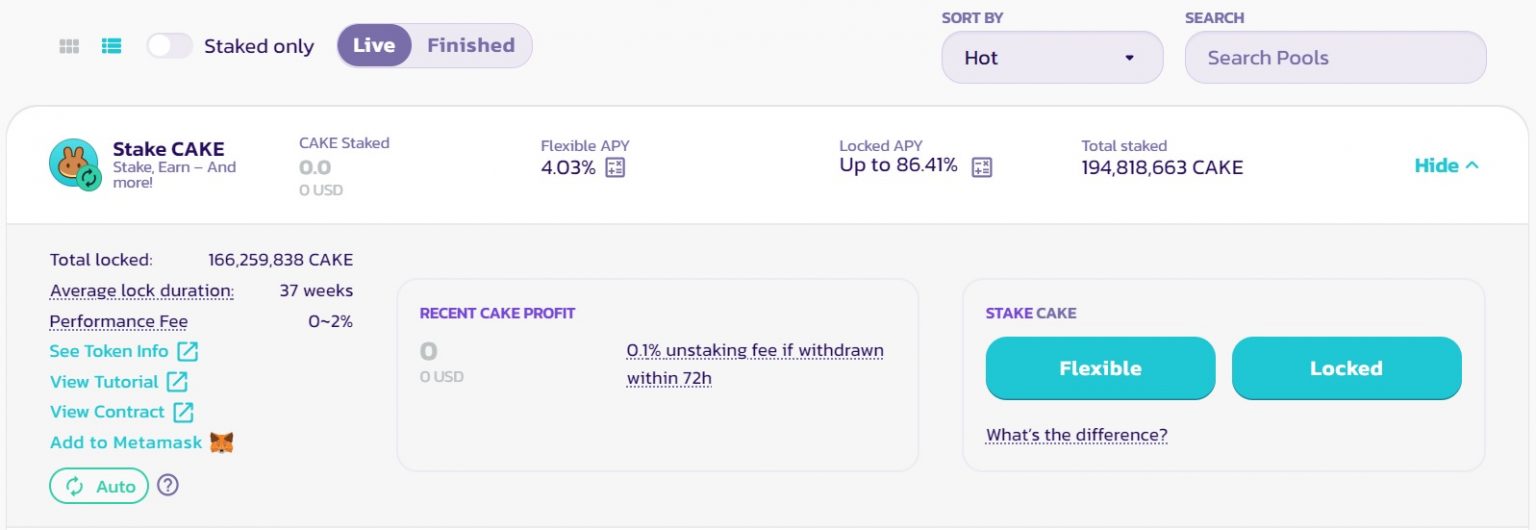 How to Stake CAKE on PancakeSwap - Dappgrid
